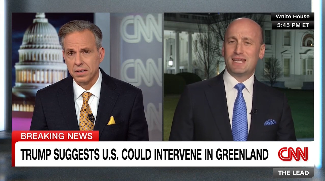 Stephen Miller says 'nobody' would fight US over Greenland
