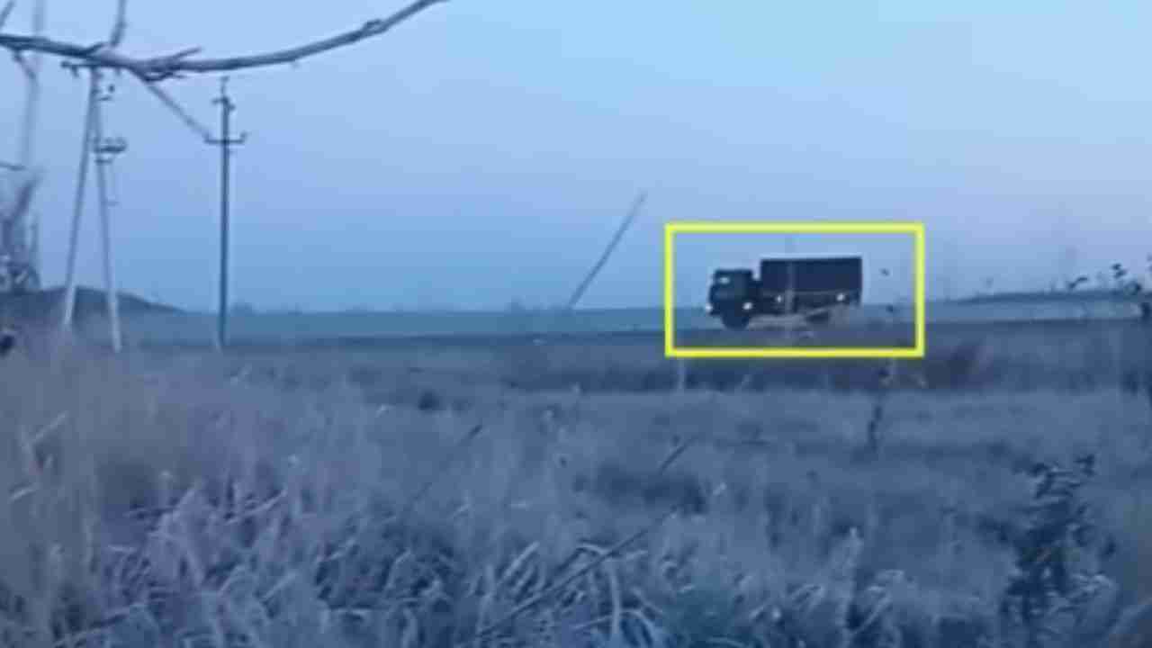 Camion militare della 47ª Brigata Missilistica preso di mira in un ...