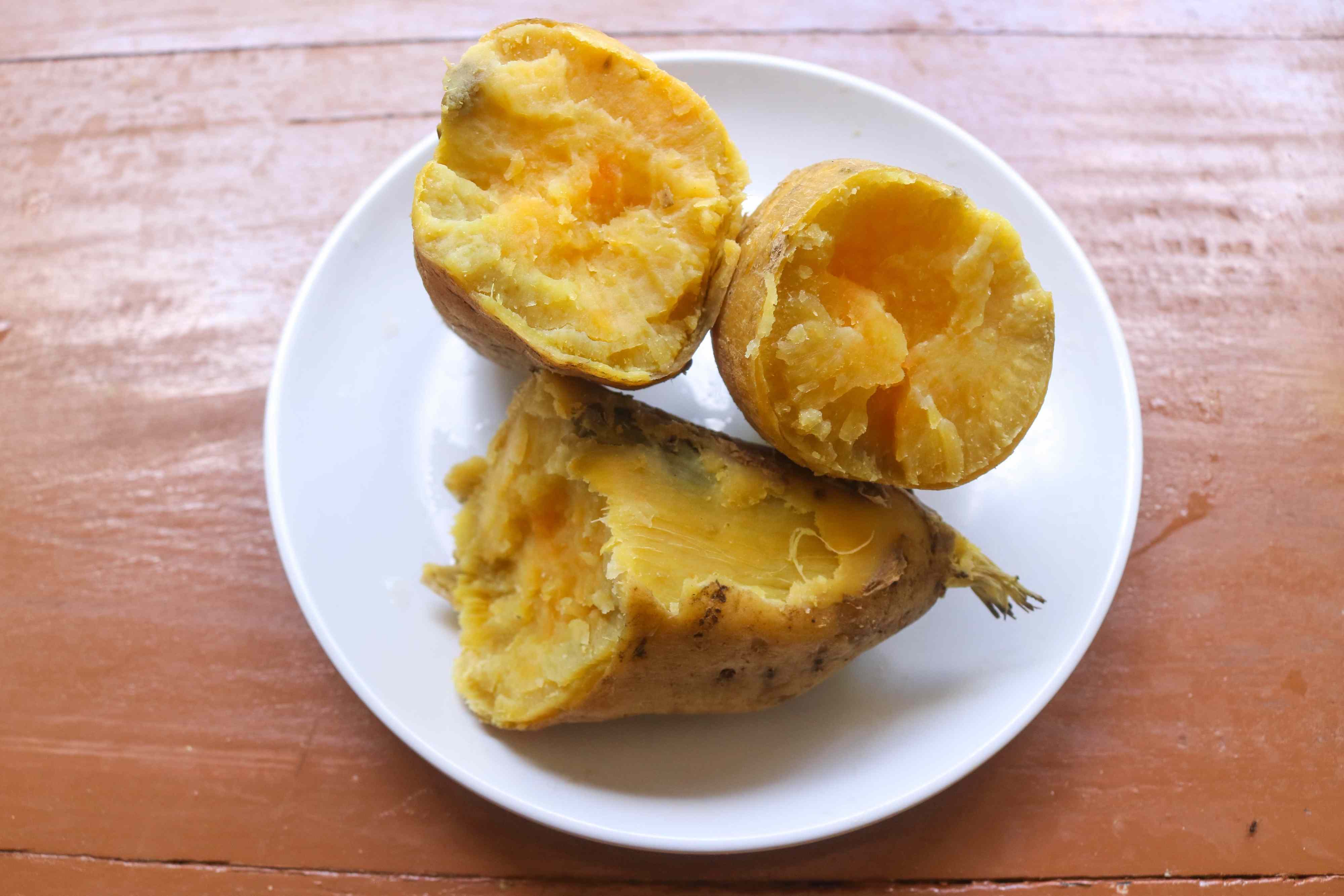 What happens to your body when you eat a sweet potato with cheese