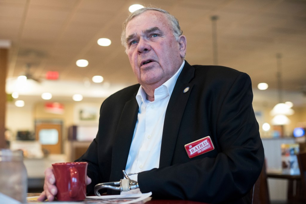 GOP Rep. Jim Baird hospitalized after 'bad' car accident, Trump says