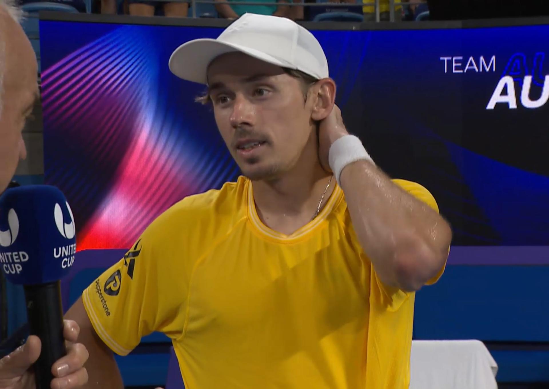 Alex de Minaur bounces back, downs Jakub Mensik at United Cup