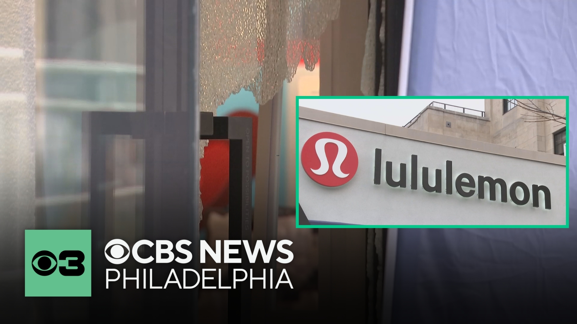 Glass broken in burglary at Lululemon in Ardmore's Suburban Square ...