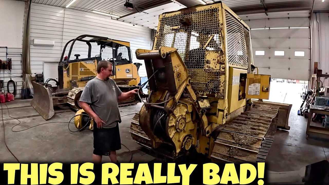 J'ai découvert une fuite catastrophique sur mon bulldozer