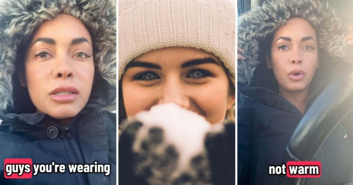 Coats with the fur around the hood look great, but one influencer is ...