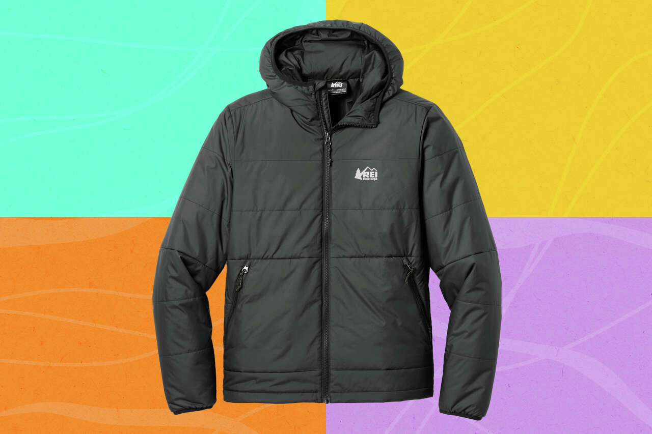 REI's Trailmade insulated hoodie is under $60 for a limited time