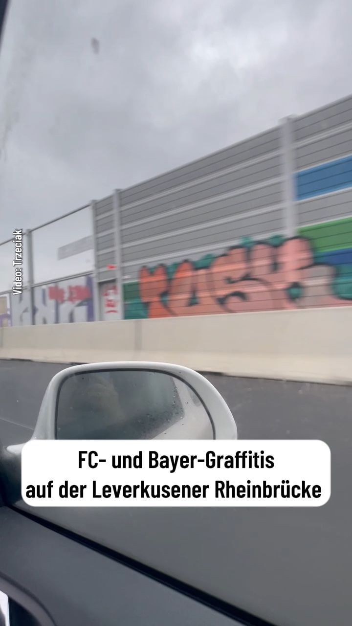 Leverkusener Brücke: Ultras liefern sich Schmier-Schlacht