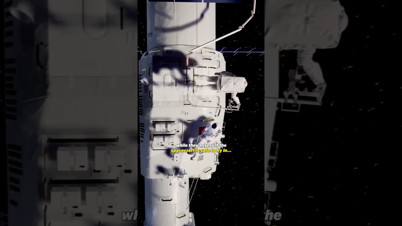 Un débris spatial percute un vaisseau! 🚀