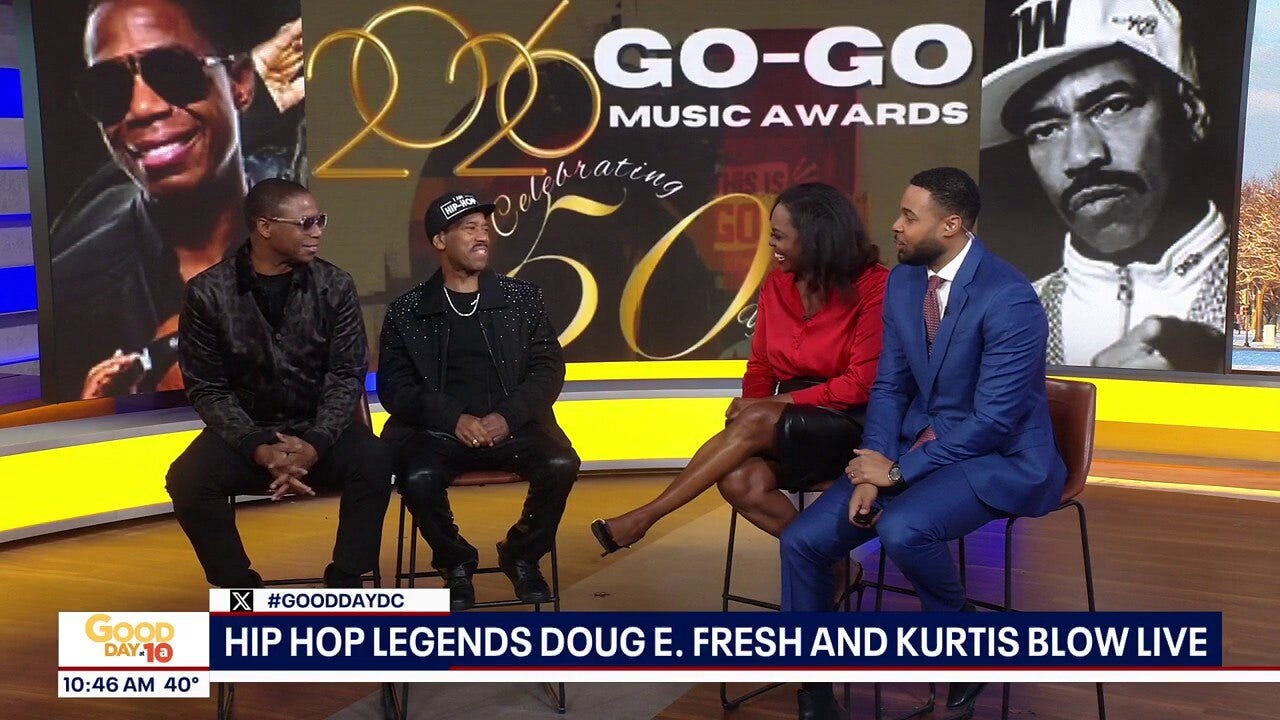 Doug E Fresh, Kurtis Blow visit FOX 5 DC
