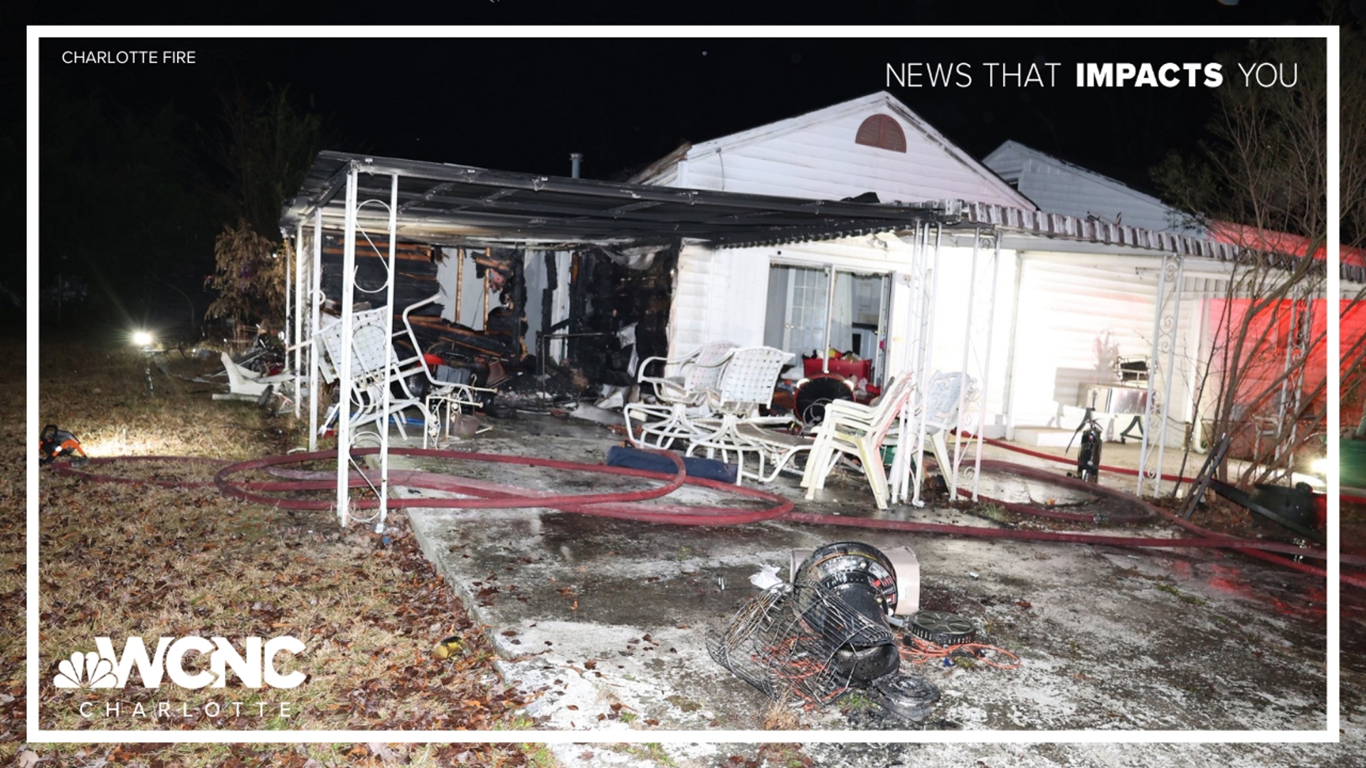 House fire intentionally set in Charlotte's Hidden Valley neighborhood