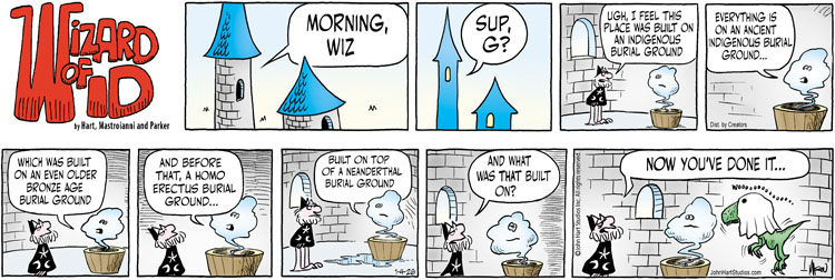 Daily comics: Wizard of Id by Brant Parker and Johnny Hart