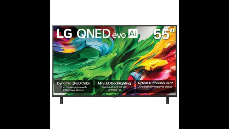 Price drop: Under $800 for 55″ LG QNED evo AI 4K TV