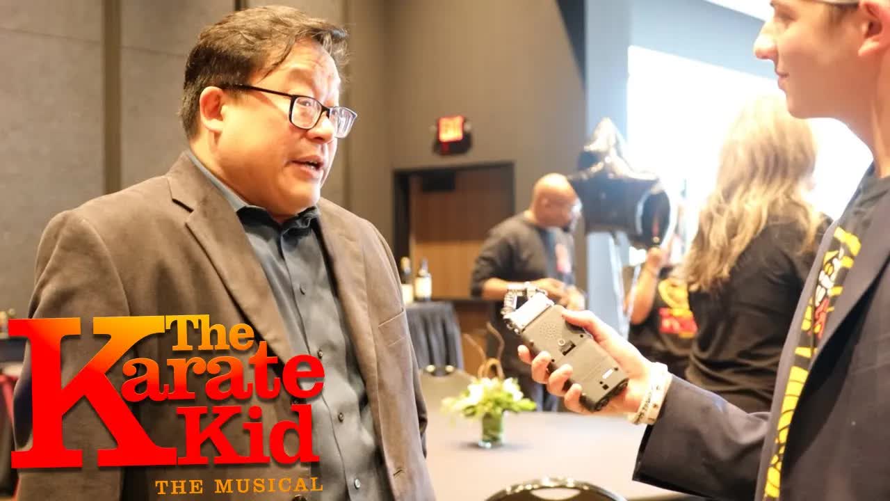 Jovanni Sy "Mr. Miyagi" in-person interview | The Karate Kid Musical ...