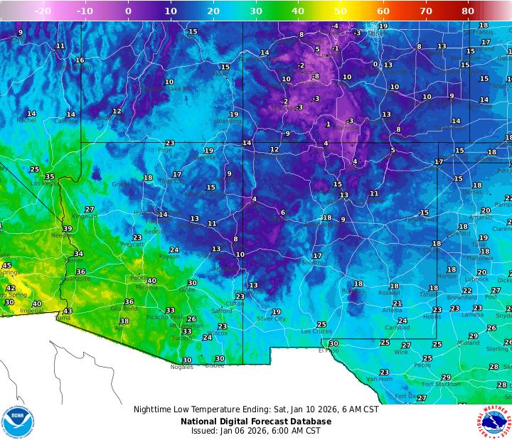 Rainy cold snap heads for Arizona. How cold, wet will it get? See maps