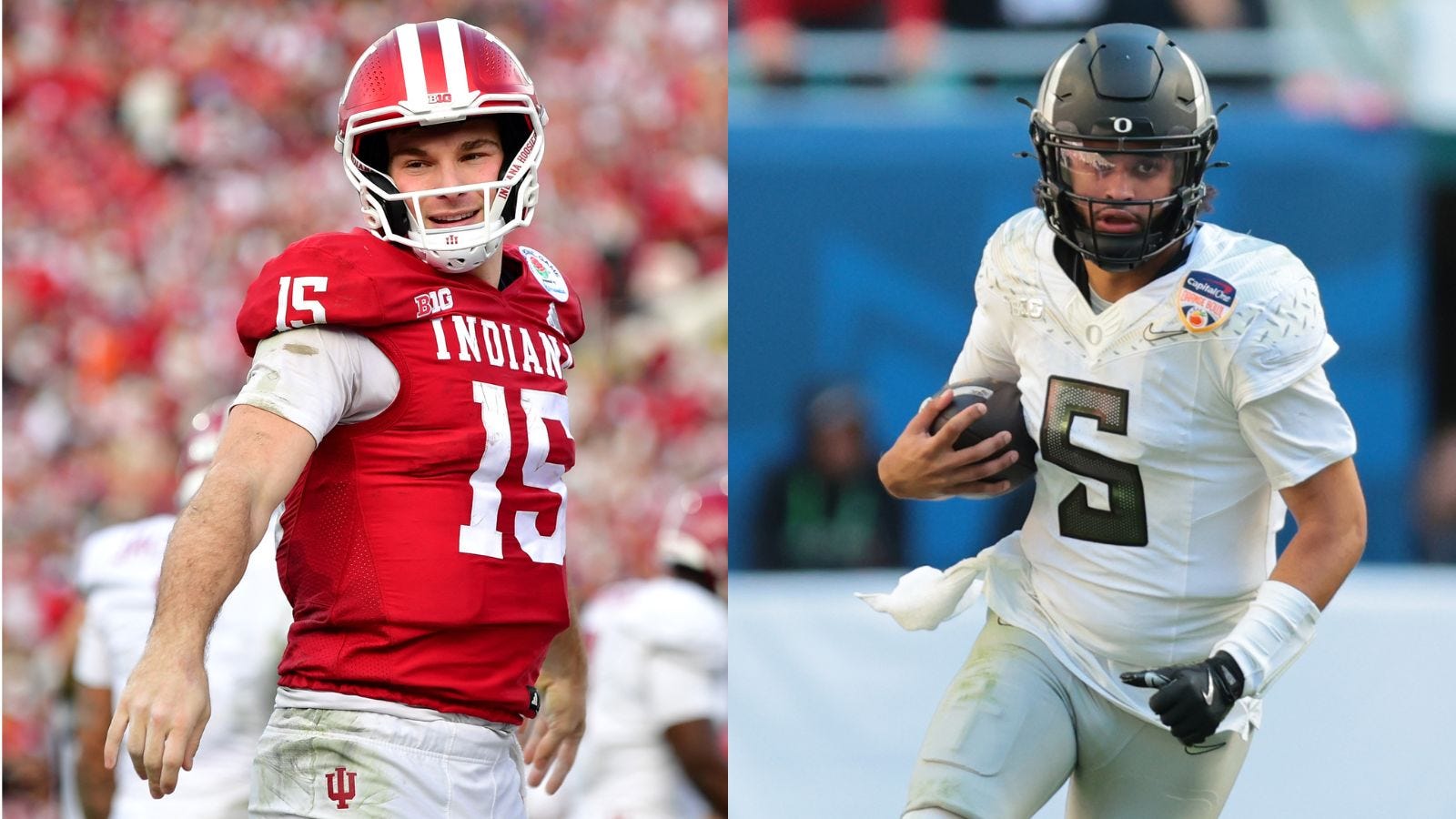 Fernando Mendoza vs Dante Moore in Peach Bowl to settle No. 1 NFL draft ...