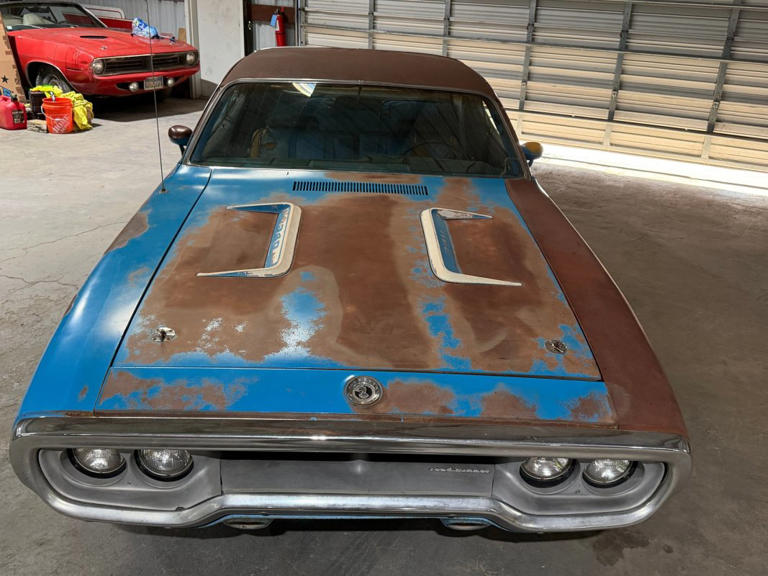 A real petty blue 1972 Plymouth Road Runner survivor just hit the market