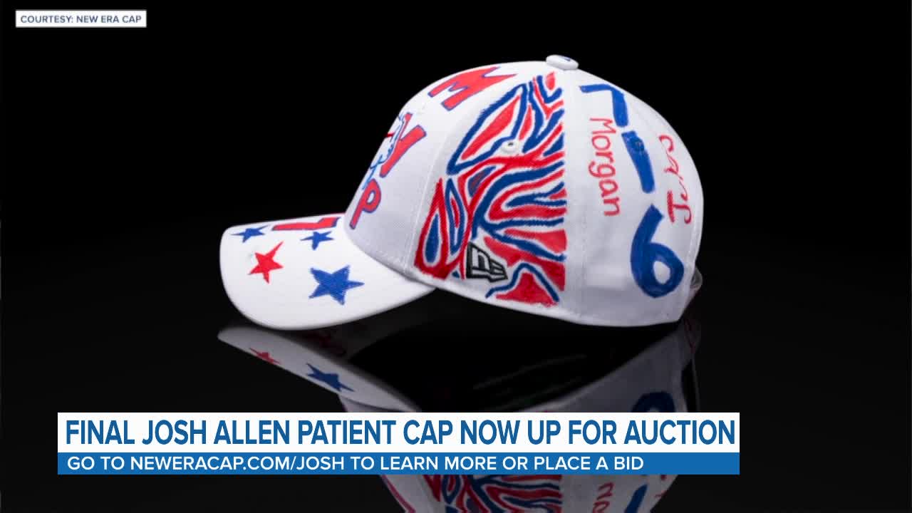 Morgan Dale designed final Josh Allen custom cap