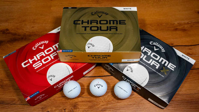 Callaway's 2026 Chrome Tour golf balls debut industry-first speed material