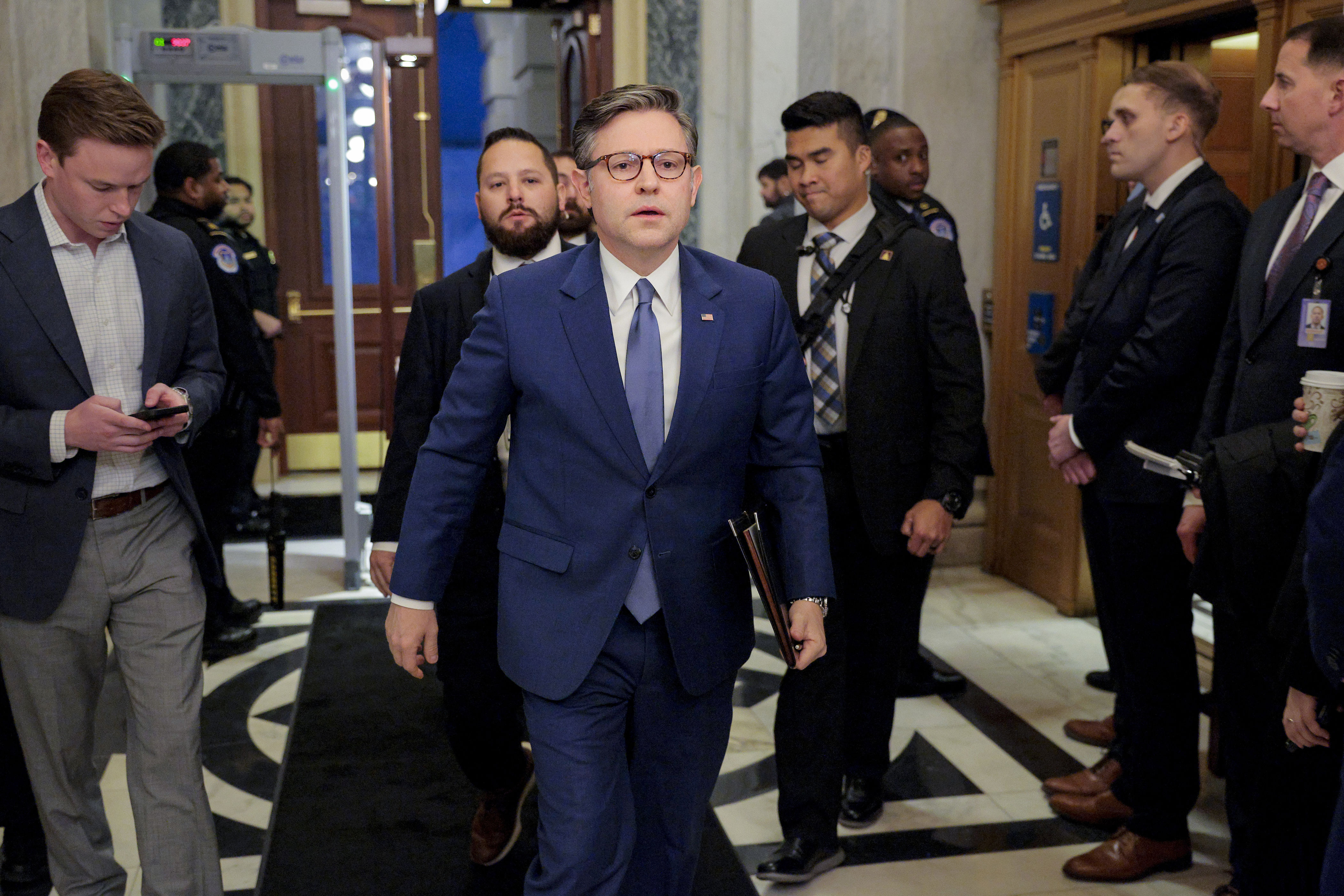 Mike Johnson's majority in peril after sudden Republican death