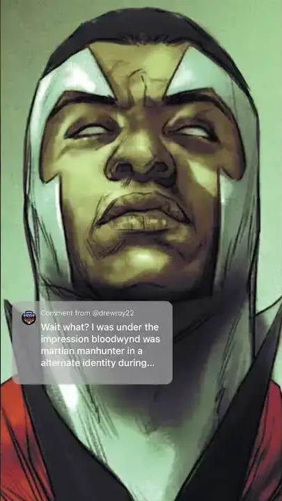 Bloodwynd got his hero name from Martian Manhunter? #dcuniverse #shorts