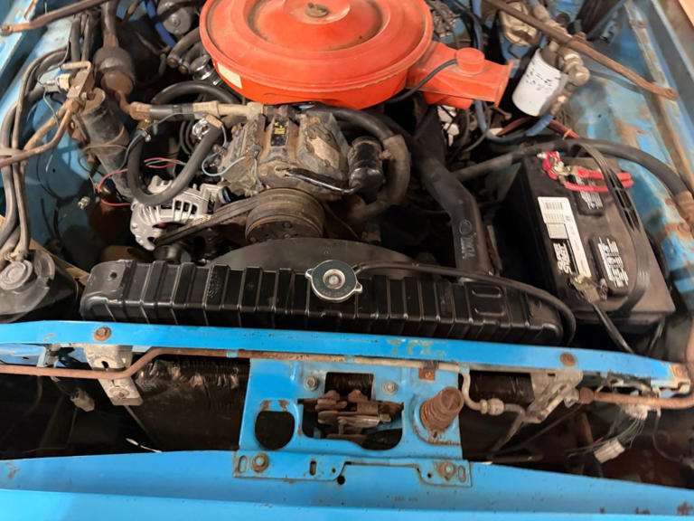 A real petty blue 1972 Plymouth Road Runner survivor just hit the market