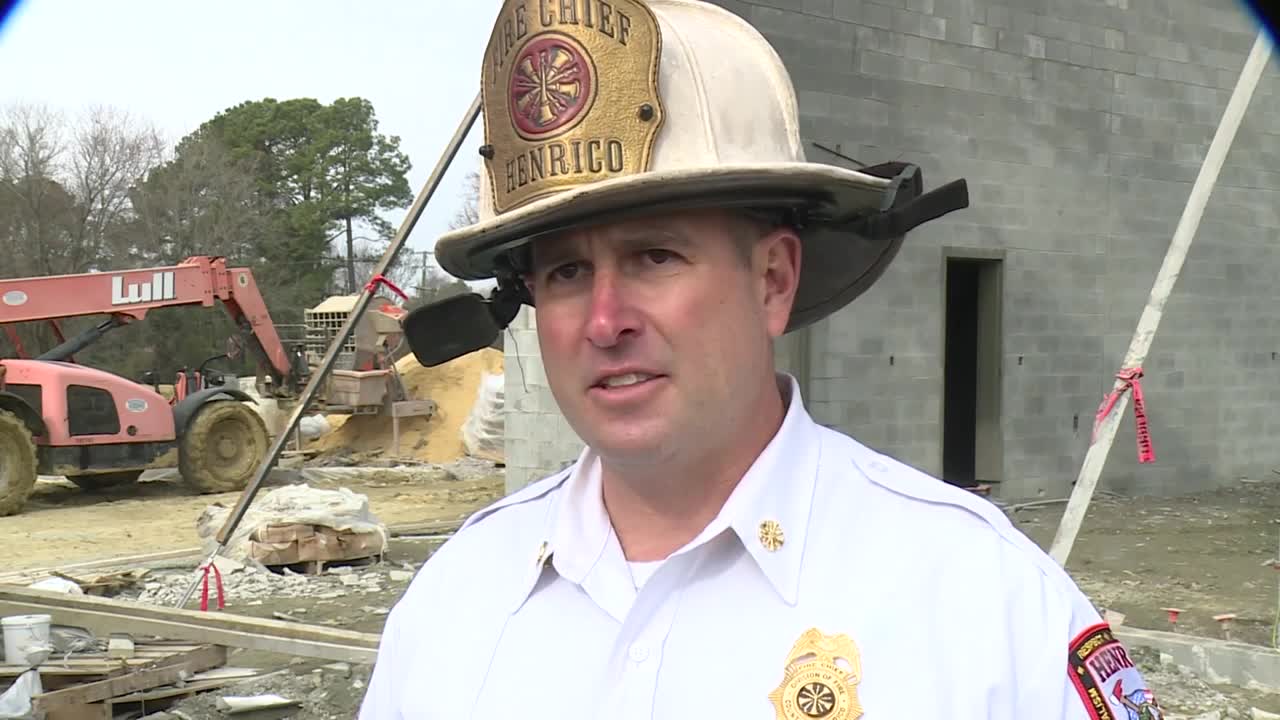 Henrico Fire Chief Jackson Baynard on new Varina firehouse