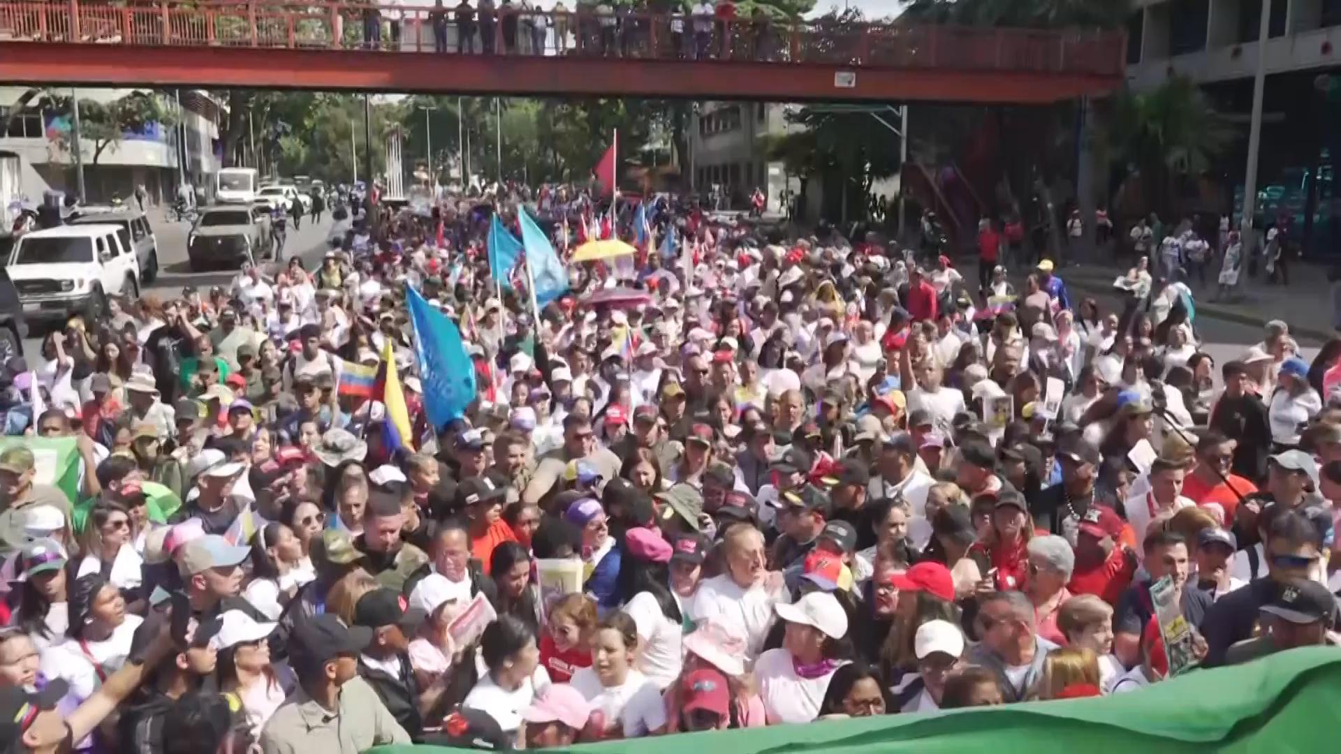 Venezuelan interior minister Diosdado Cabello appears at pro-government ...