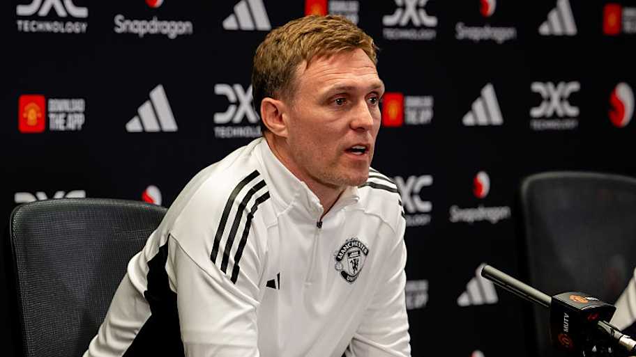 Darren Fletcher provides major update in first Man Utd briefing