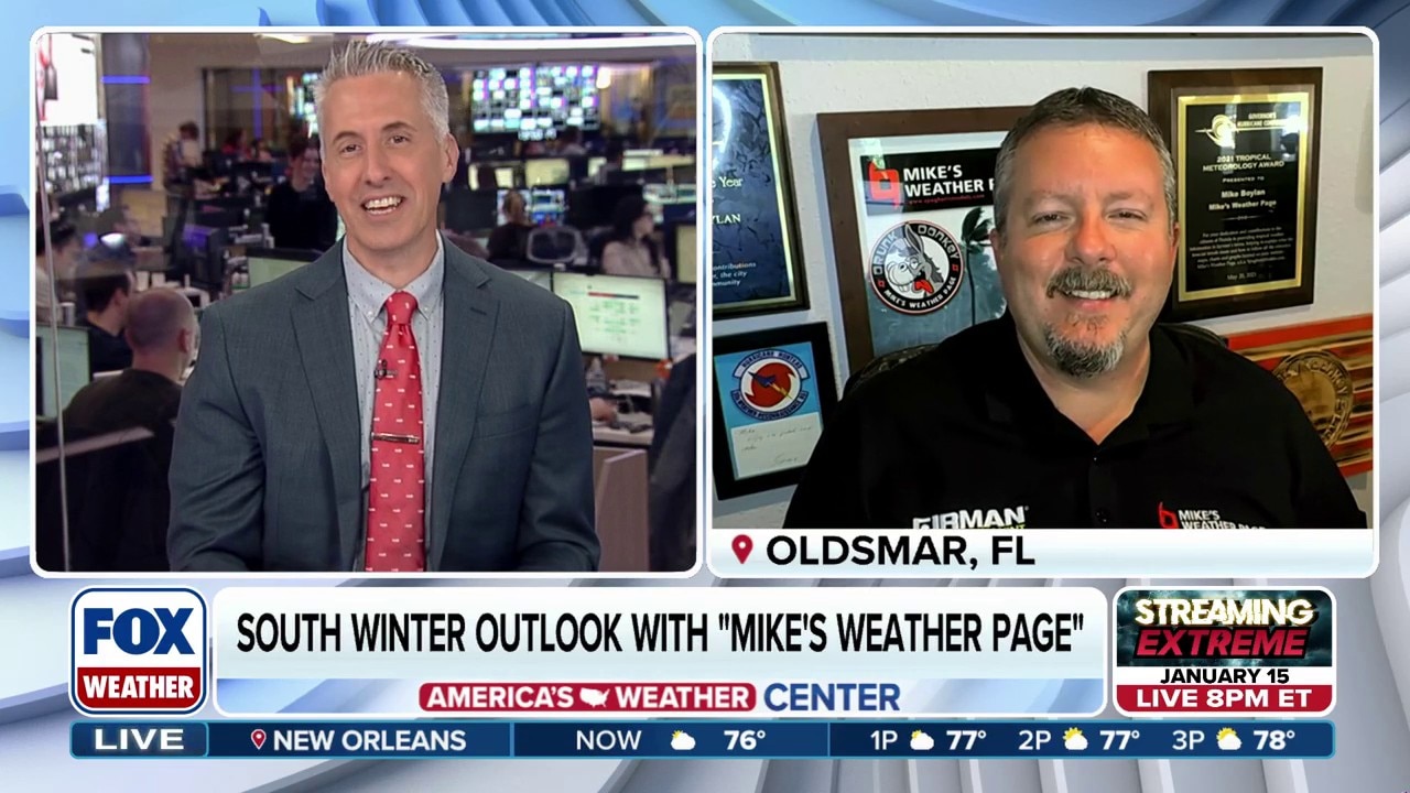 Warming temperatures incoming for the southern US