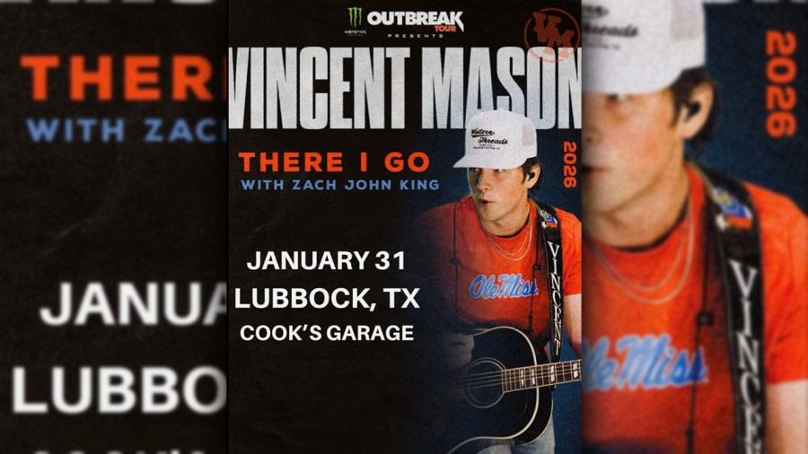 Country star at Cook’s Garage: Vincent Mason