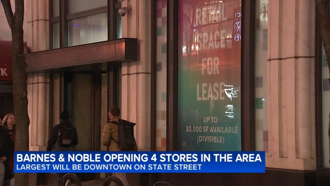 4 new Barnes and Noble stores coming to Chicago area in 2026