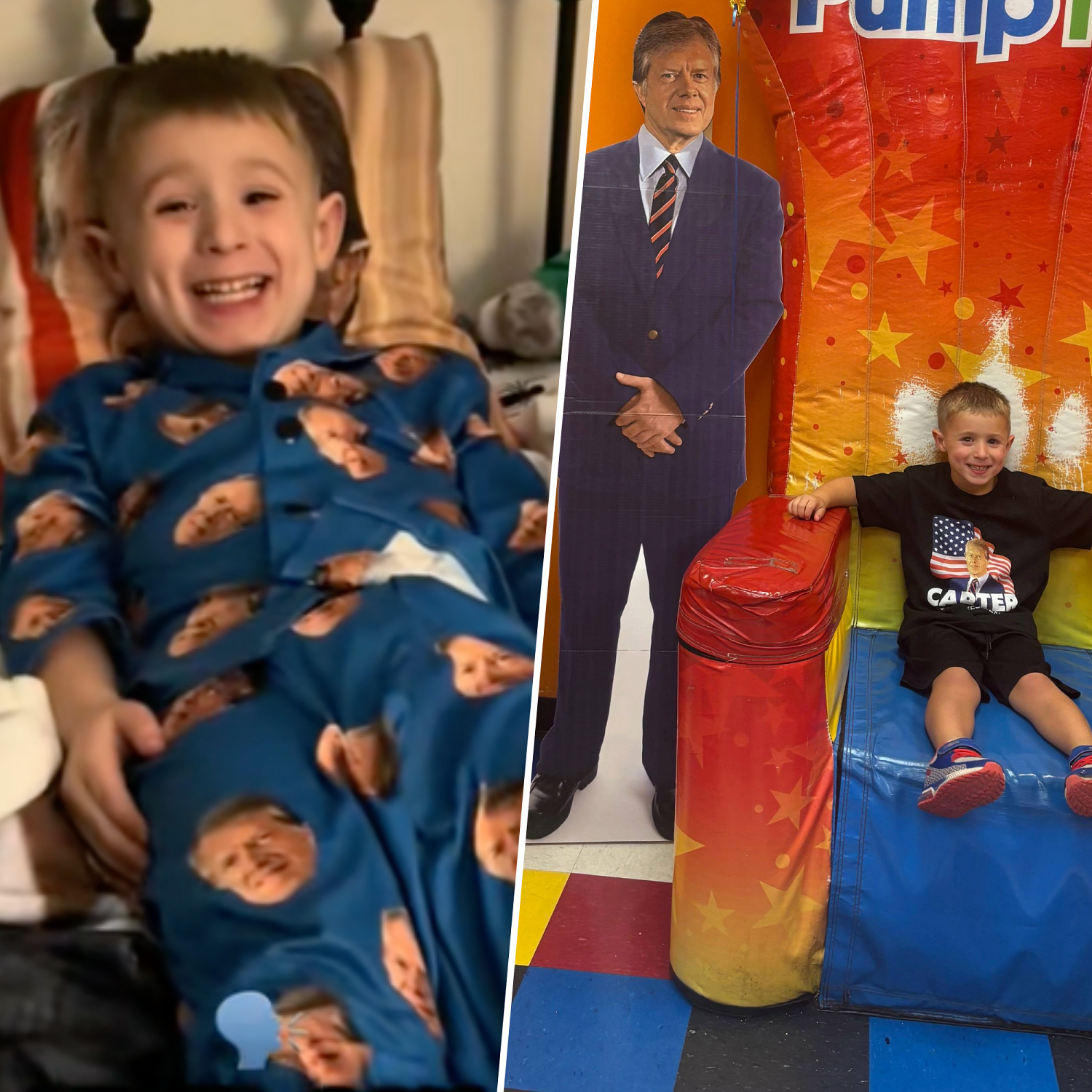 This 5-year-old really, really, really loves Jimmy Carter