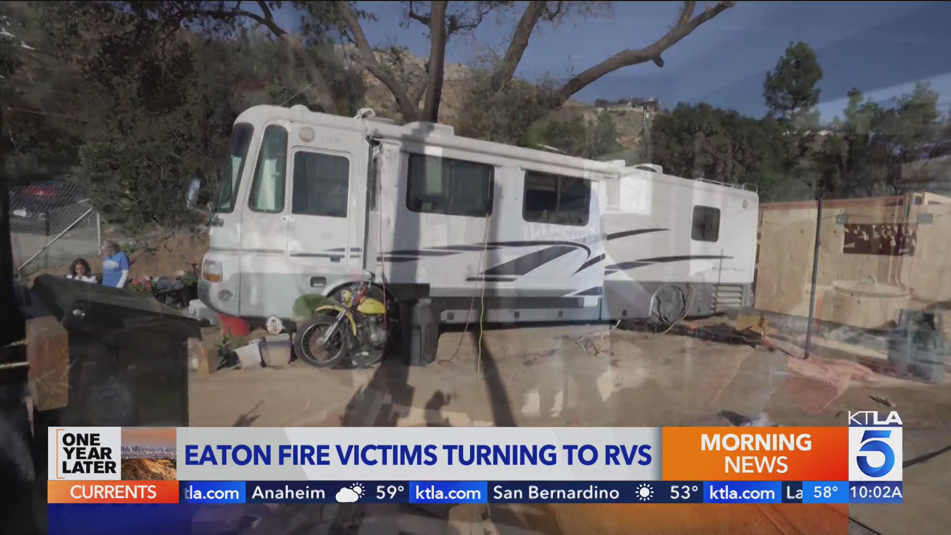 Eaton fire victims still living in RVs as homes wait to be finished