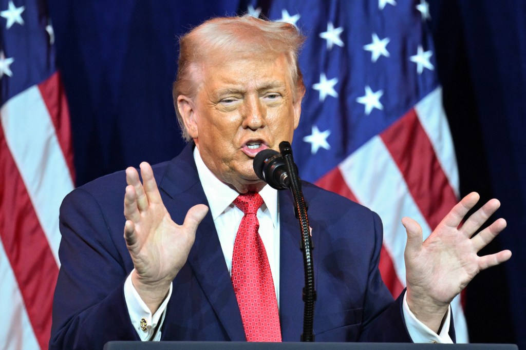 Trump imitates trans weightlifter breezing through reps: 'It's crazy'