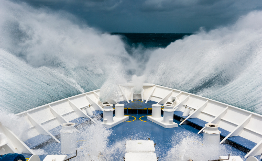 Inside cruise ship hit by huge waves in infamous Drake Passage