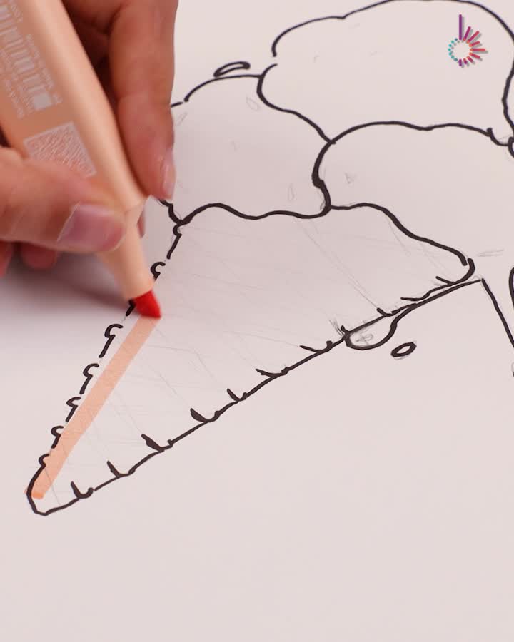 Satisfying ice cream art you’ll replay twice🍦