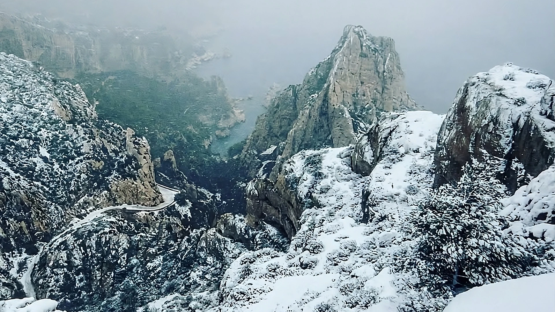 Quand la Provence se retrouvait sous la neige