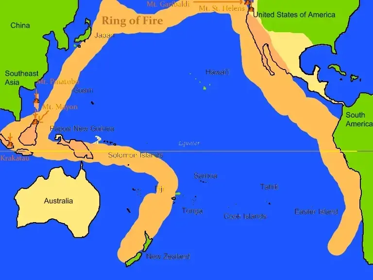 What is the Ring of Fire, and when might it be fully formed?