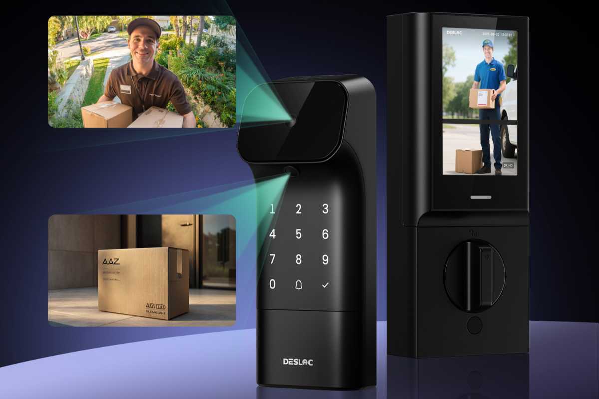 Desloc debuts biometric, solar, and video smart locks at CES