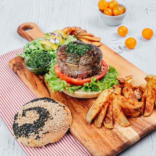 Pinwheel steak sandwich