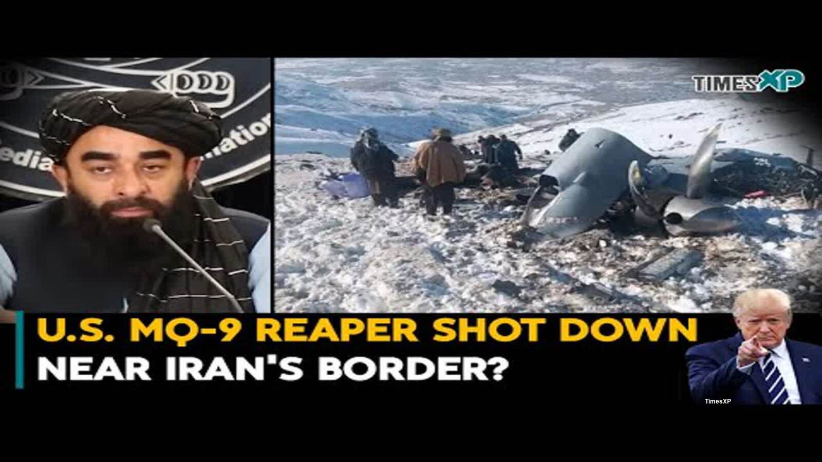 US MQ 9 Reaper shot down near Iran's border? Iran-Israel war