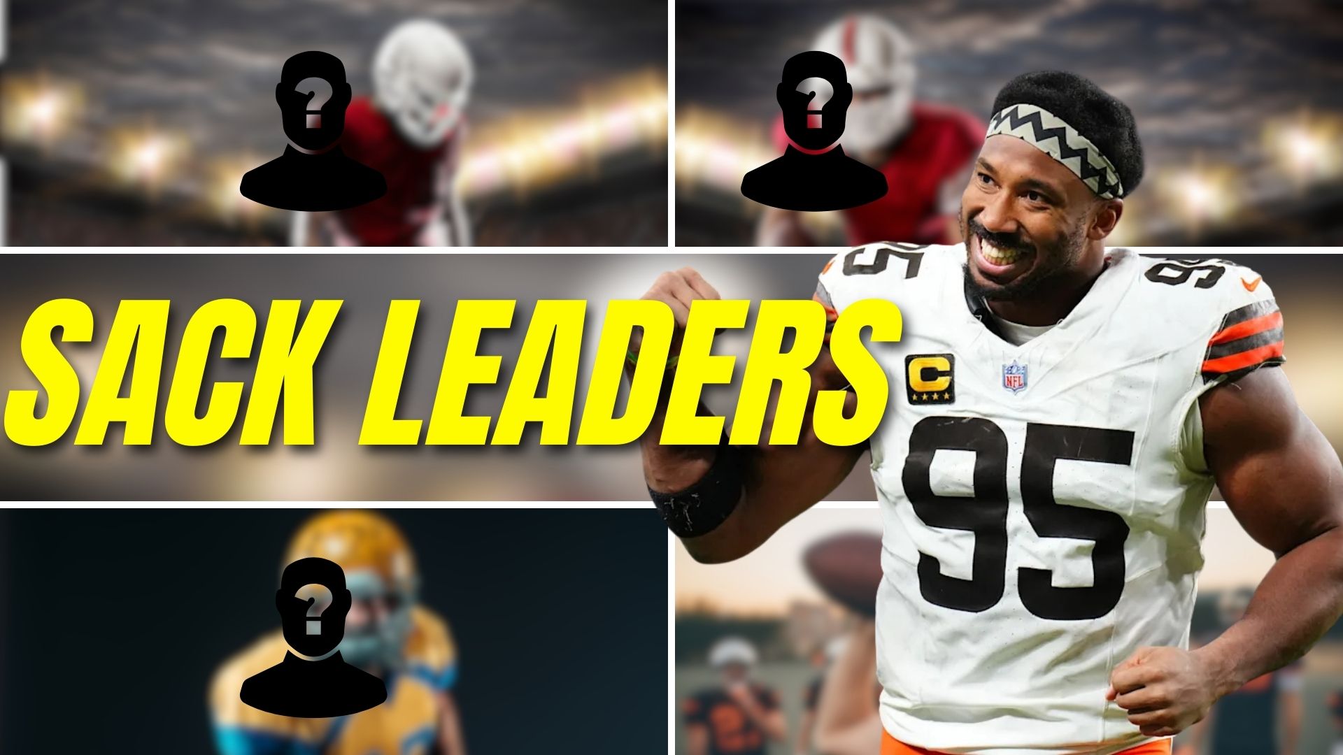 Top 5 NFL players with most sacks this season