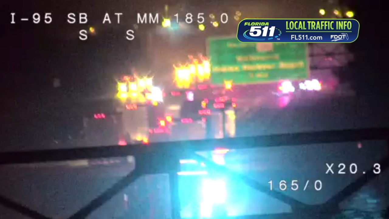 Brevard County deputy and K-9 escape after patrol car bursts into ...