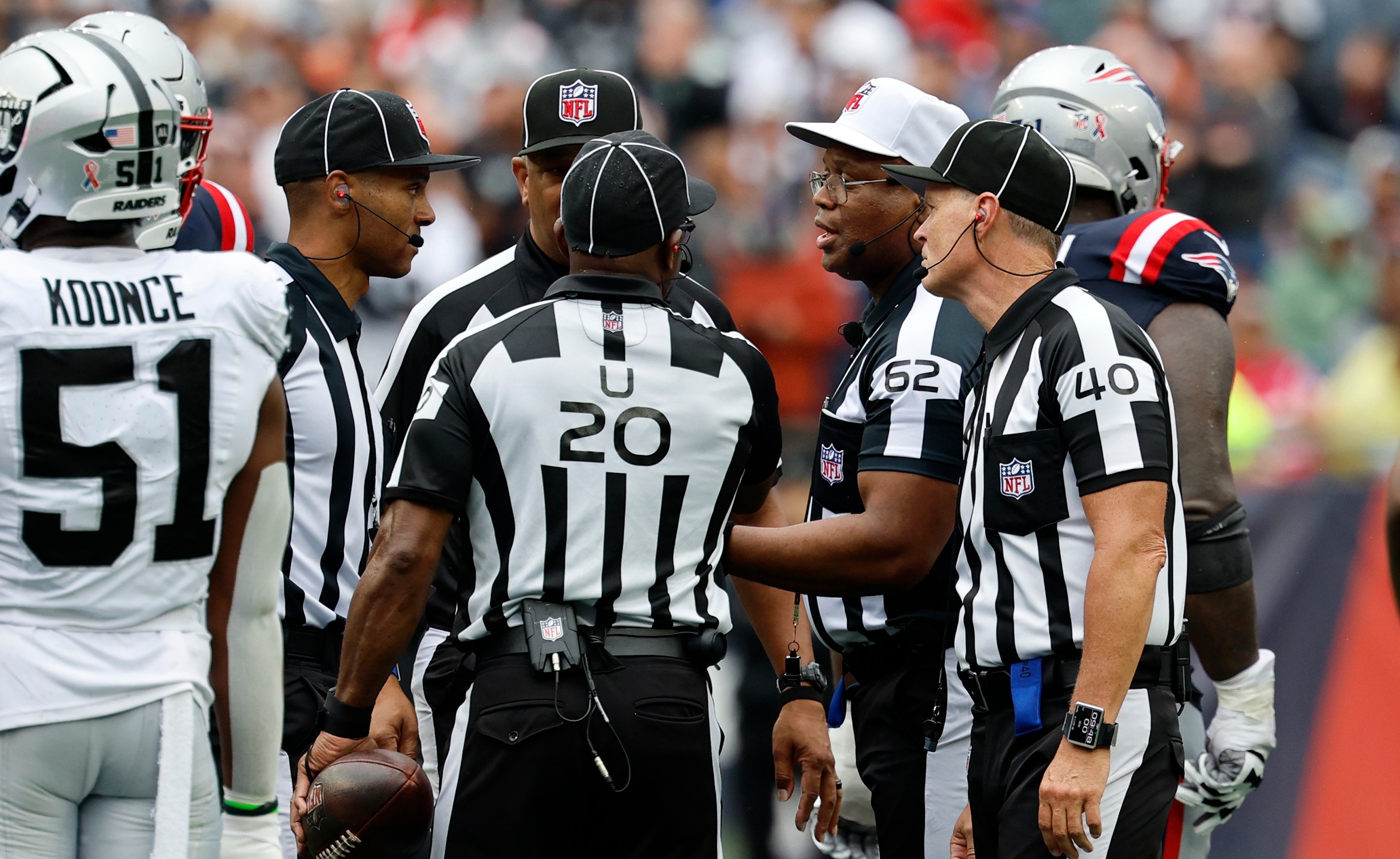 NFL assigns referee for Patriots vs. Chargers wild card game