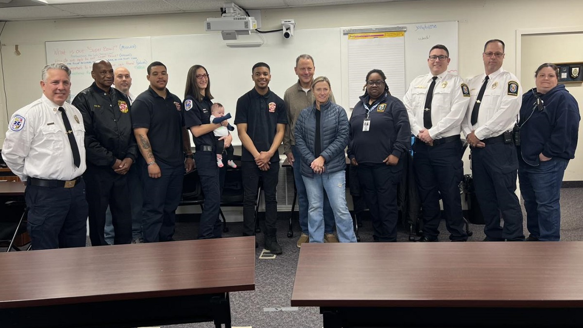 La Plata Volunteer Fire Department reunites with man saved from cardiac ...