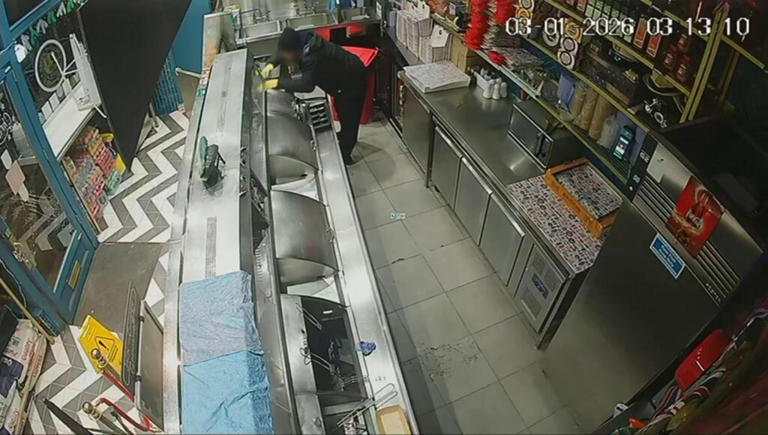 Thief batters down fish and chip shop door – to steal 10ps