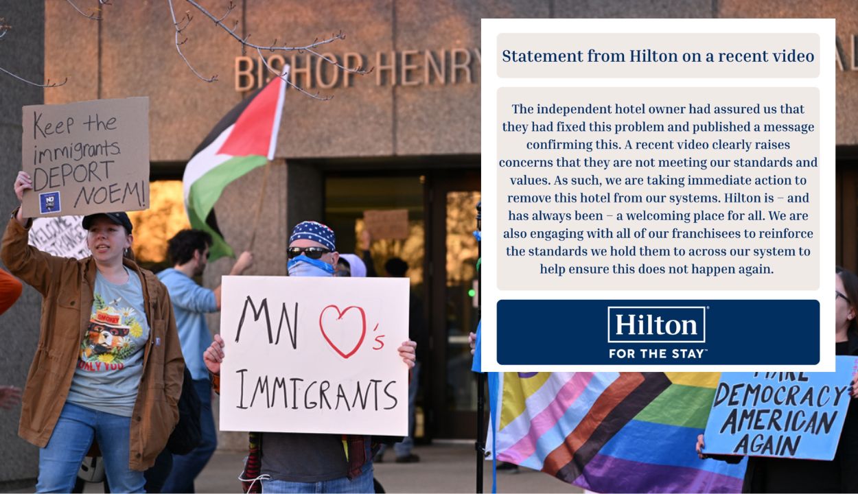 Hilton cuts ties with Minnesota hotel at center of DHS controversy
