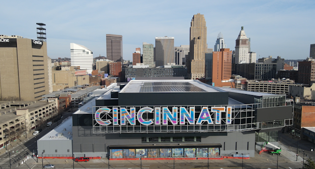 City unveils updated LED-illuminated Cincinnati sign: See it all lit up