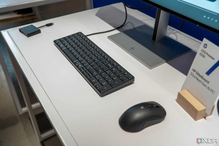 HP's EliteBoard is a mini PC inside of a keyboard