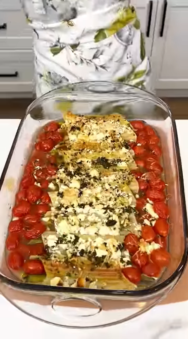 Asparagus-stuffed manicotti easy dinner idea