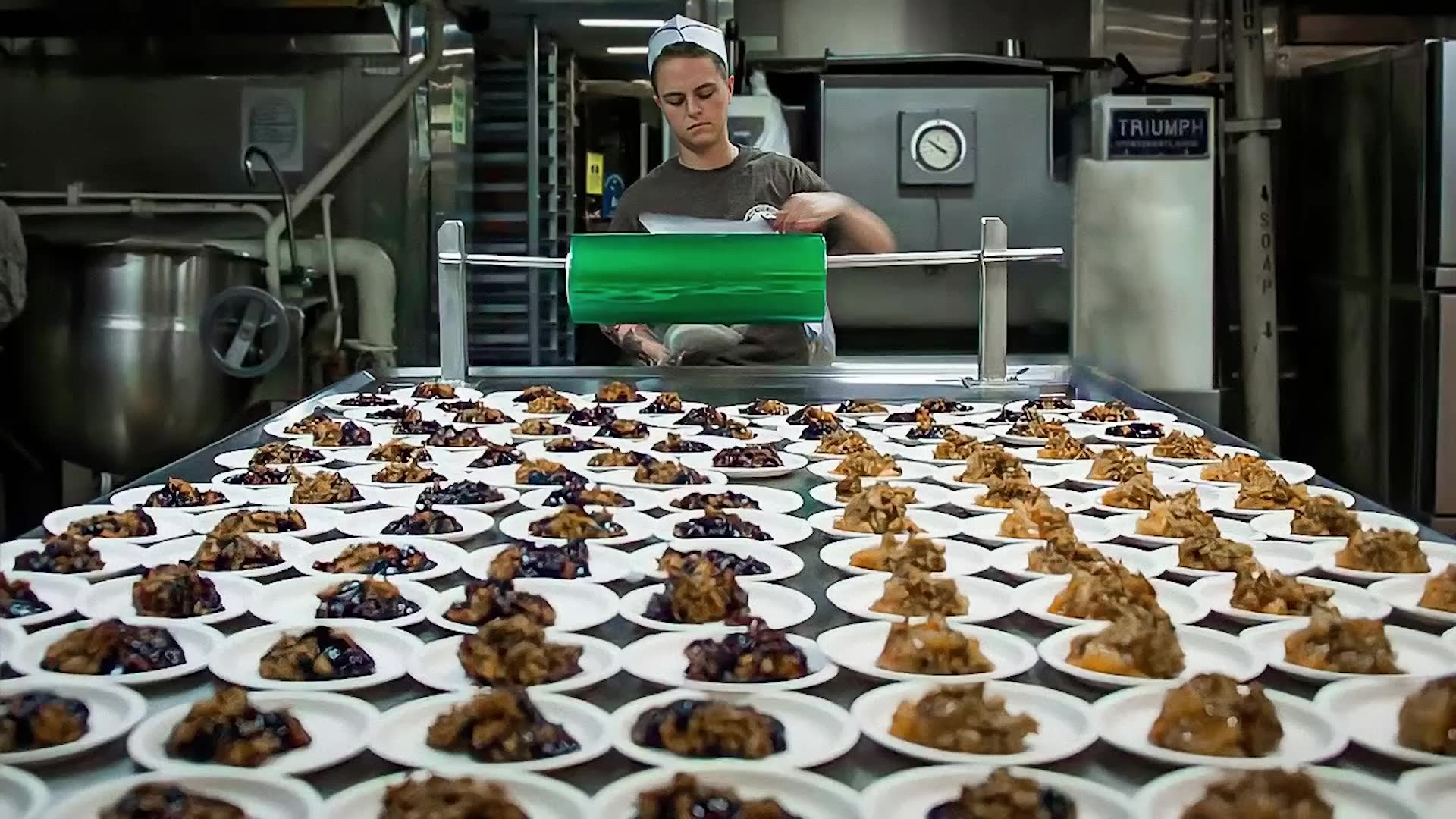 Mass food production aboard supercarriers